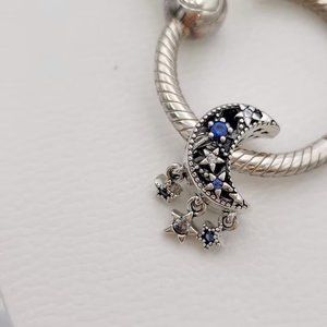 Pandora | Jewelry | Pandora Charm Star Crescent Moon Charm With Cz ...